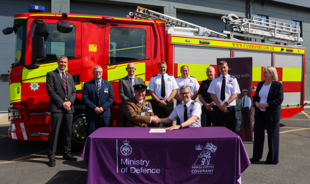 Cambridgeshire Fire and Rescue affirmed Defence commitment