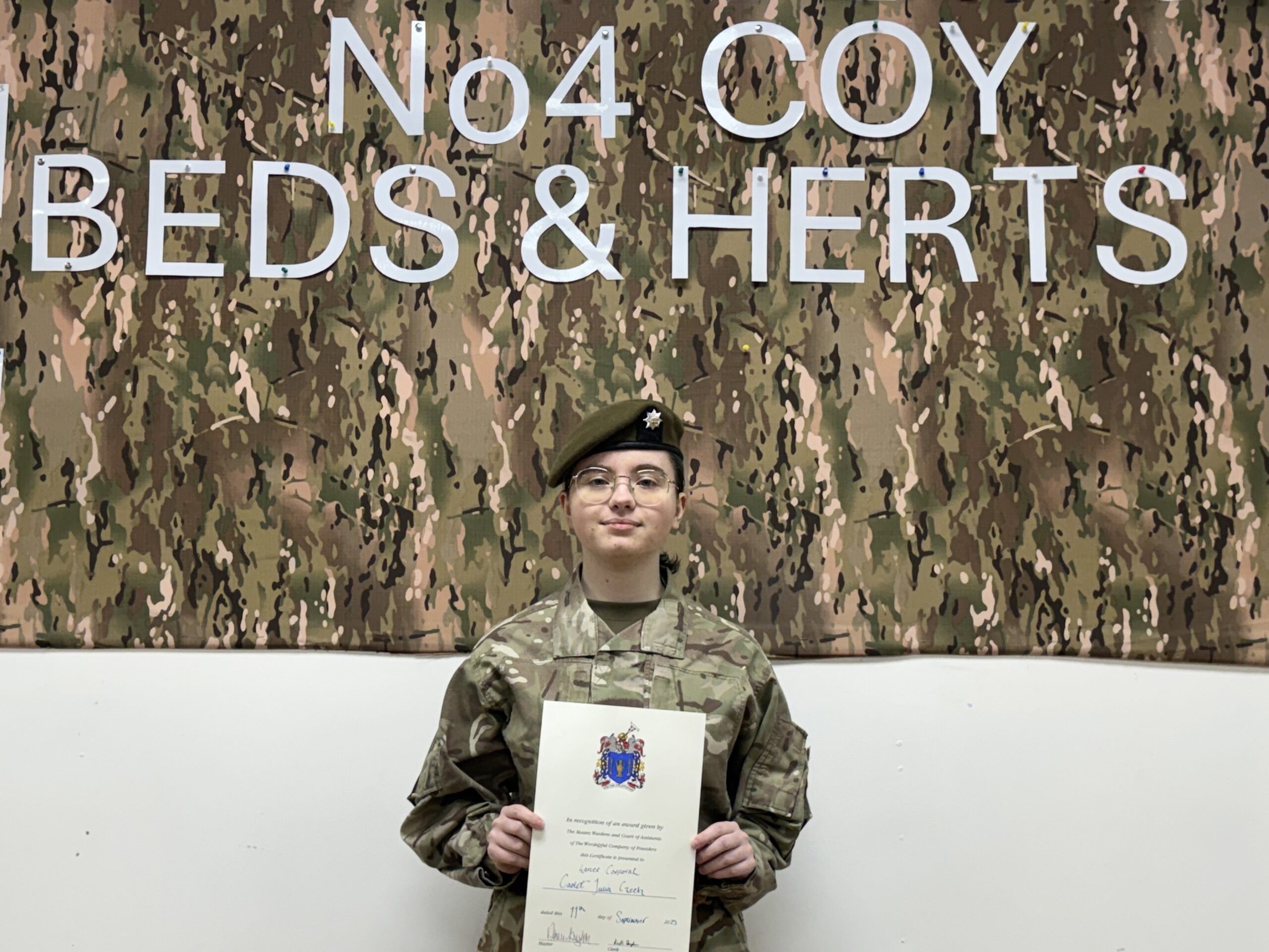 Day of Women and Girls in Science—Cadet Lance Corporal